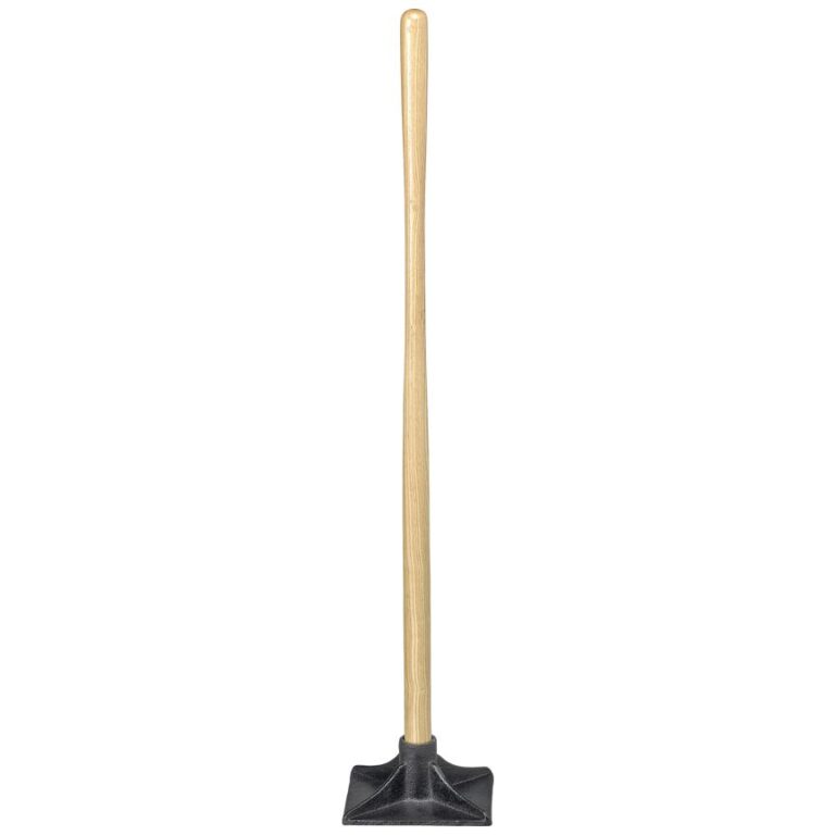 Tamper 8″ x 8″ with 42″ Wood Handle – Needham Garden Center
